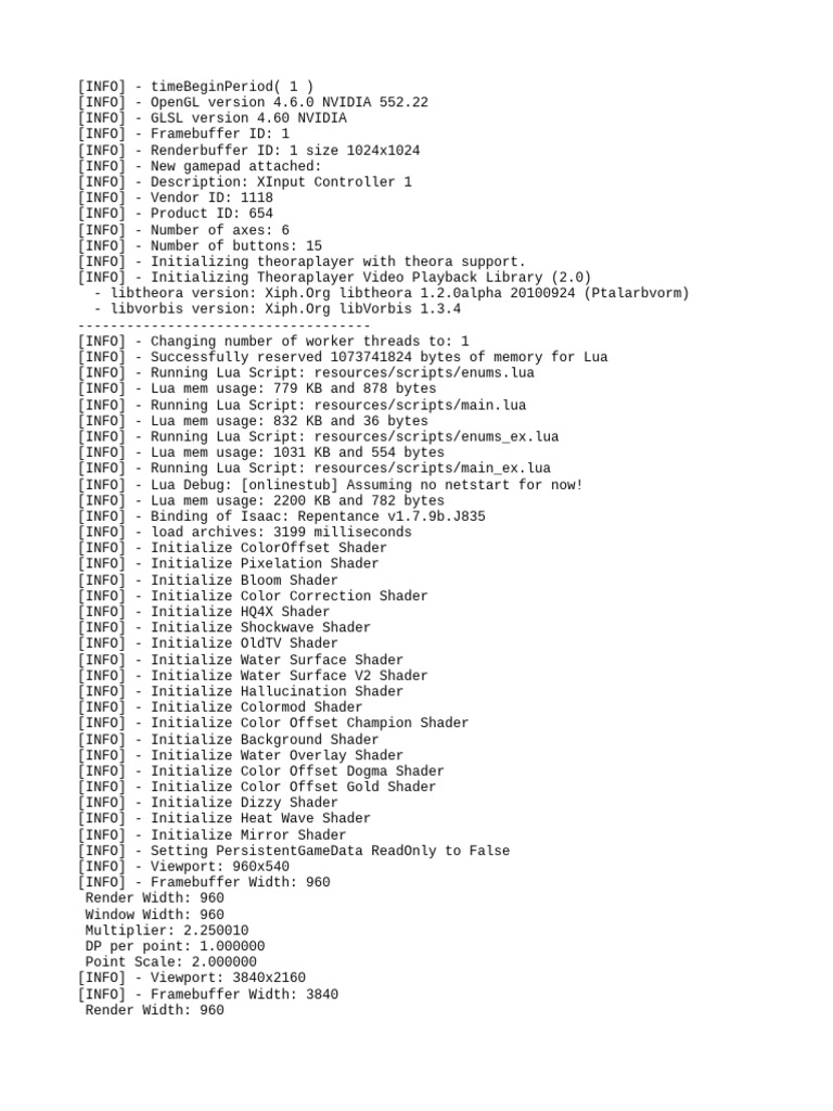 Isaacv1.7.9b.j835 20240421 163823 4288 16696 | PDF | Computer ...