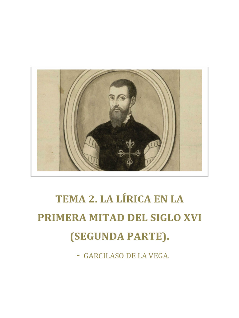 Garcilaso de la Vega: Vida y Obra | PDF