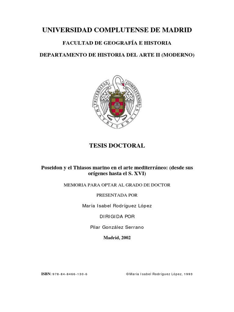 Poseidon y El Thiasos Marino en El Arte Mediterráneo - (Desde Sus ...