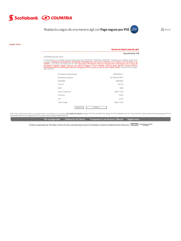 Pagos Electronicos - Scotiabank Colpatria | PDF | Tarjeta de débito ... Pagos Electronicos - Scotiabank Colpatria | PDF | Tarjeta de débito ...