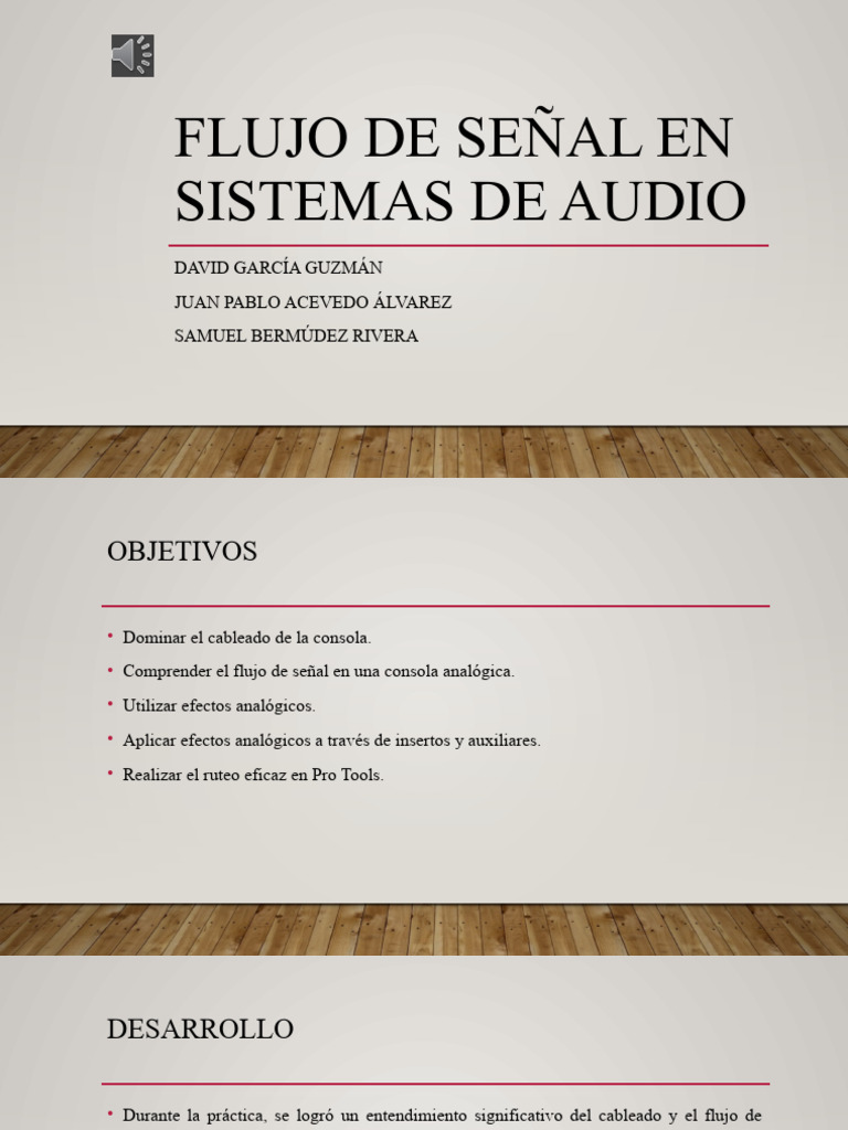 Flujo de Señal en Sistemas de Audio | PDF | Informática