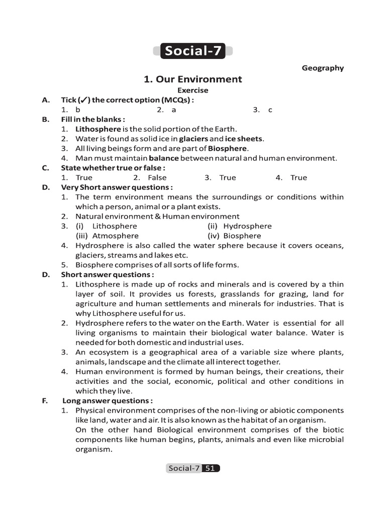 Social 7 Key | PDF