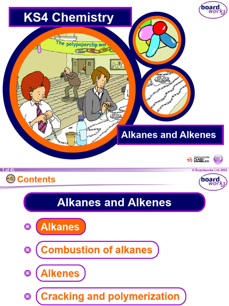 Ks4 Alkanes and Alkenes | PDF | Alkane | Alkene