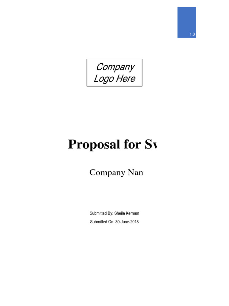 Project Outline Template - V2 - v0.1 | PDF | Information Technology ...