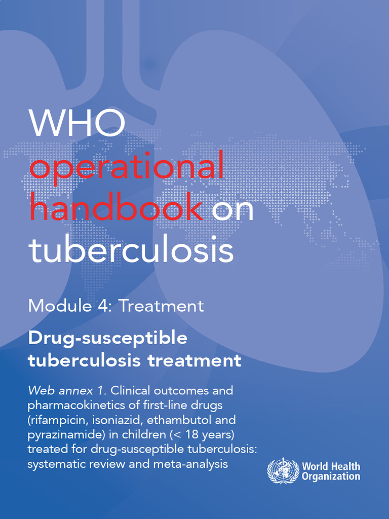 2022 Web Annex 1 Clinical Outcomes and Pharmacokinetics of First-Line ...