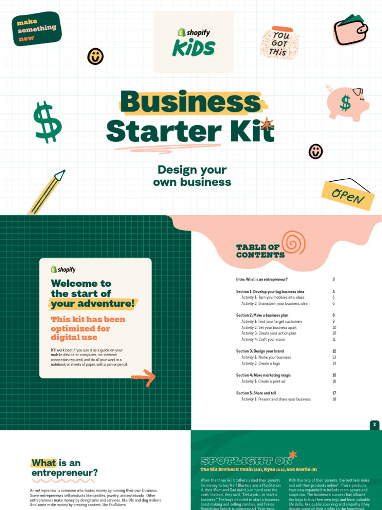 Digital Business Starter Kit | PDF | Advertising | Logos