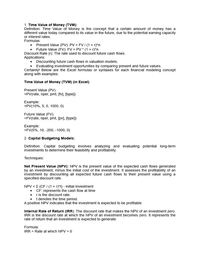 Unit 4 | PDF | Cost Of Capital | Net Present Value