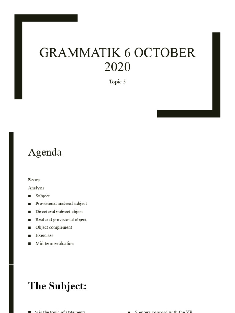 Session 5 Pdf Subject Grammar Adjective