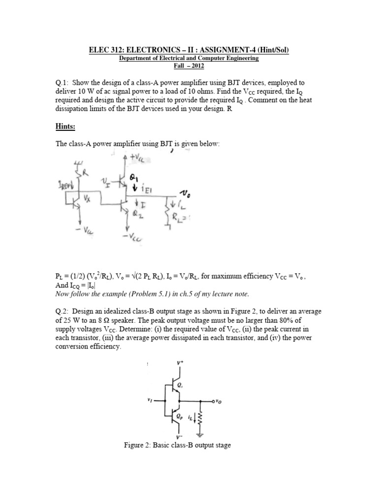 Assignment 4 - Sol or Hint | PDF | Computers