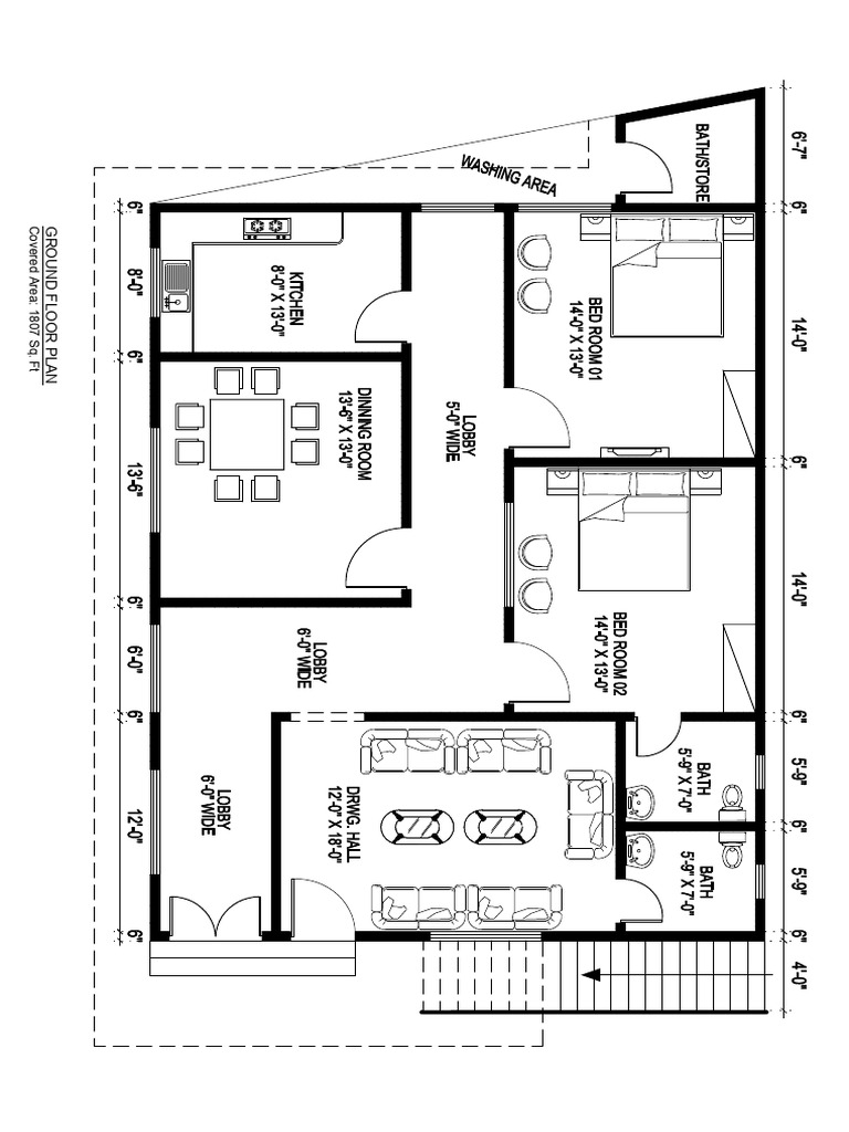Ground Floor Plan 01 | PDF
