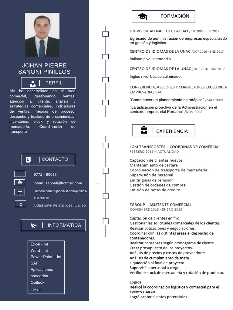 Johan Sanoni | PDF | Bancos | Logística