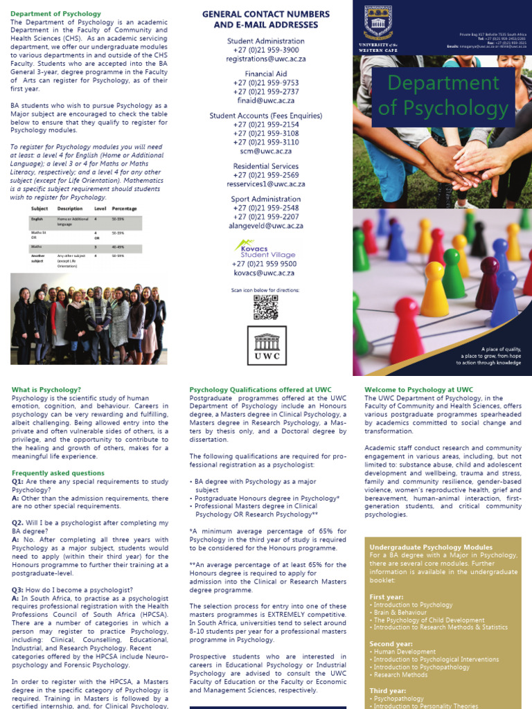 Leaflet-Design Final | PDF | Academic Degree | Psychology