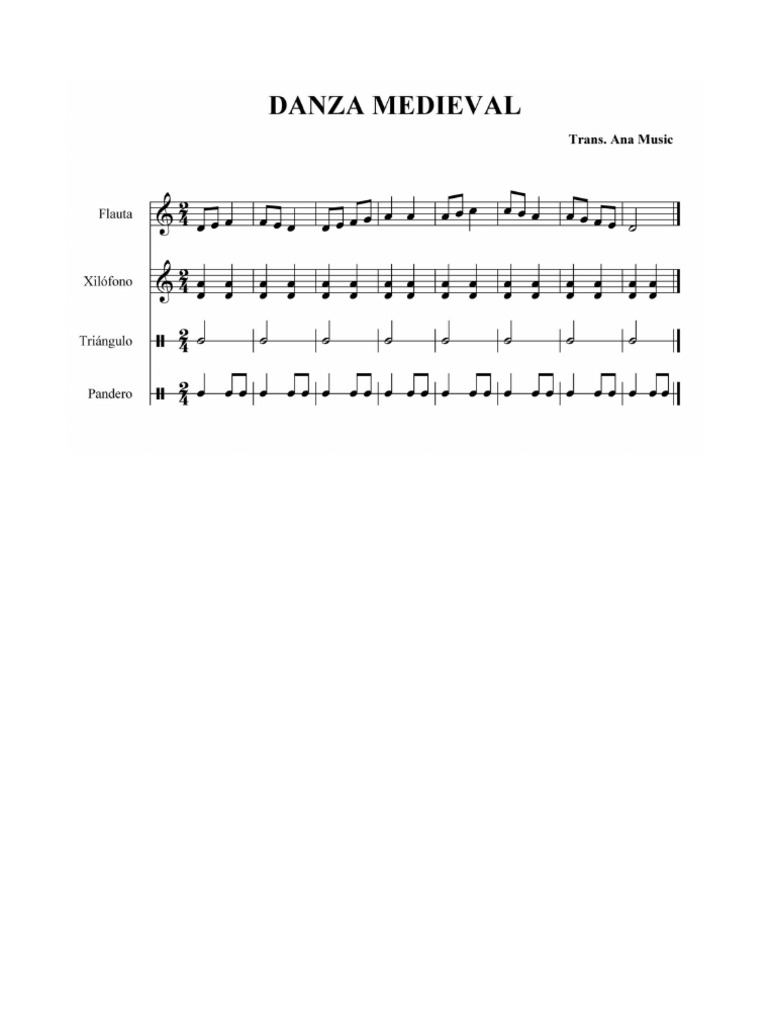 Danza Medieval | PDF