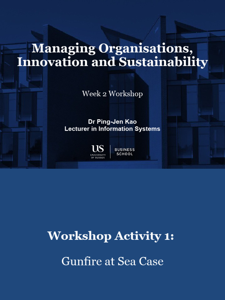 713N1 Week 2 Workshop | PDF | Innovation | Artificial Intelligence