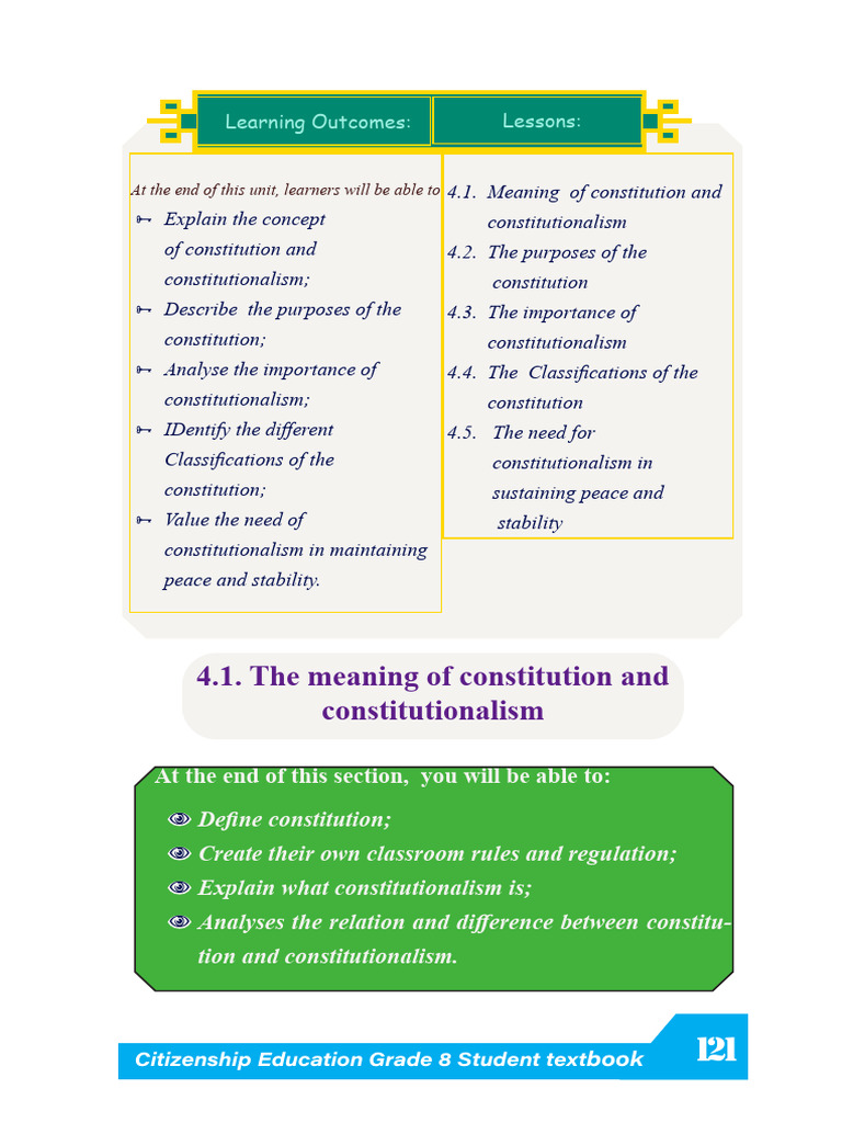 CH 4 Part 1 | PDF | Constitution | Citizenship