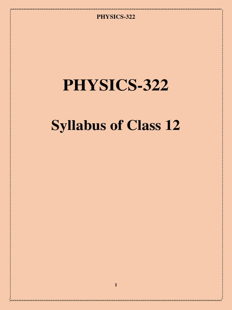Physics 322 | PDF | Magnetic Field | Optics