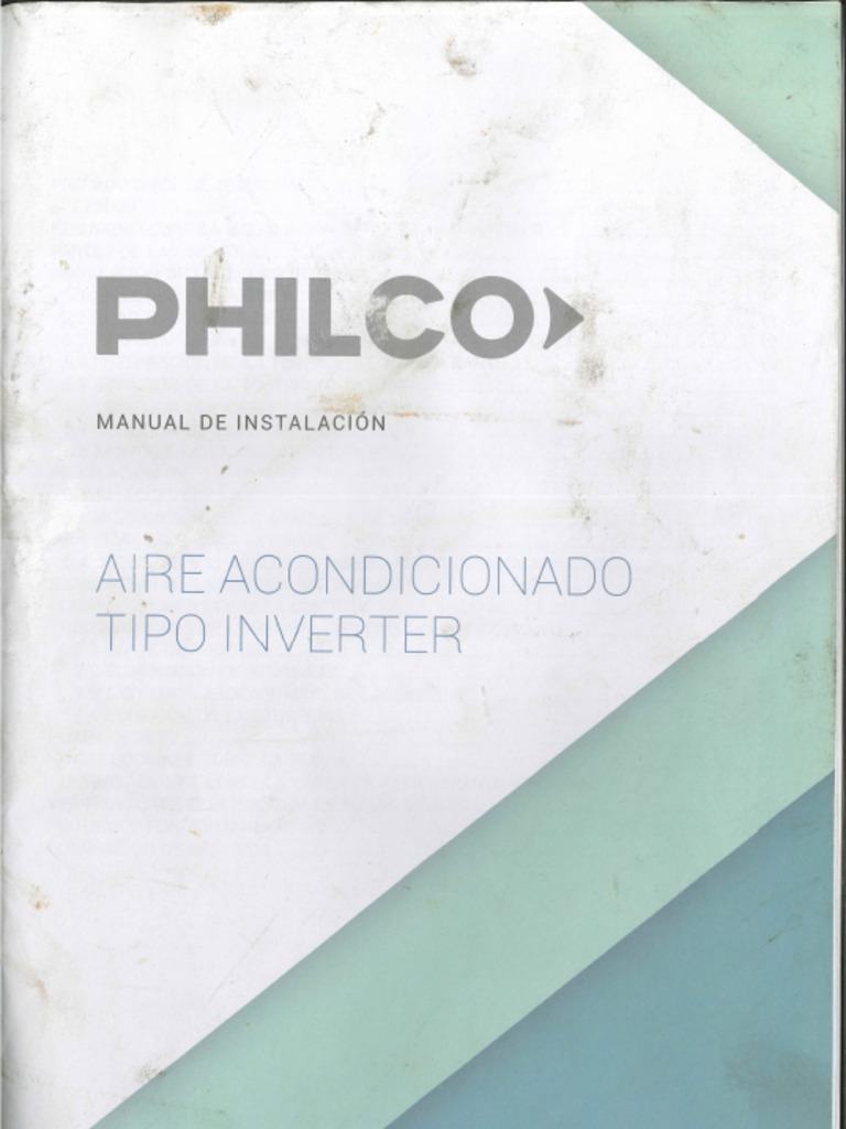 Manual de Instalacion Philco Tipo Inverter | PDF