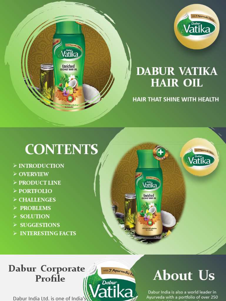 Dabur Vatika Hair Oil | PDF | Ayurveda