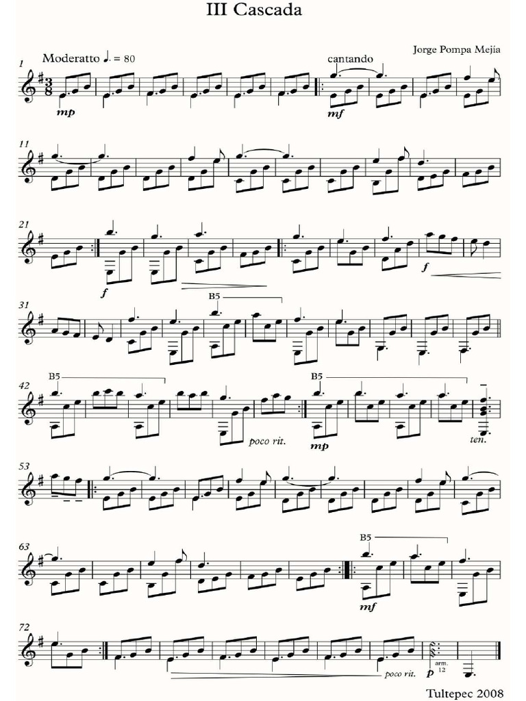 Cascada - Jorge Pompa | PDF