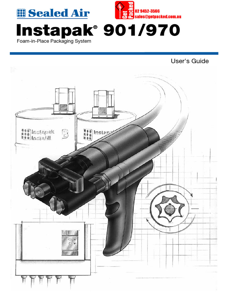 Instapak 901 Users Guide | PDF | Menu (Computing) | Trigger (Firearms)