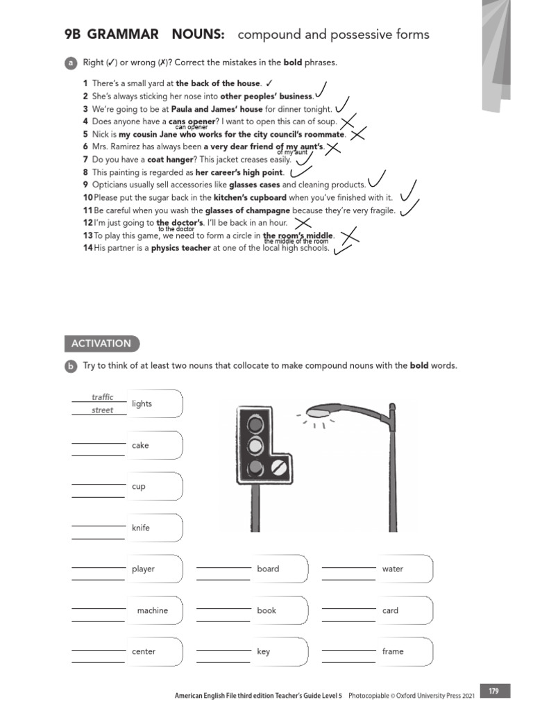 CLWK Unit 9b Grammar Aedl | PDF