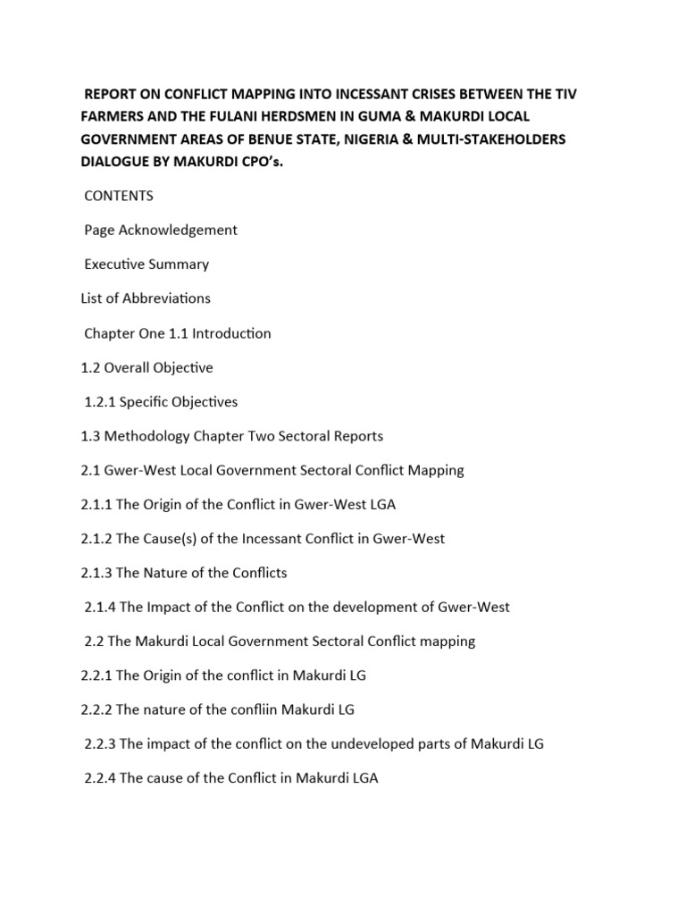 Conflict Mapping 2 | PDF | Pastoralism