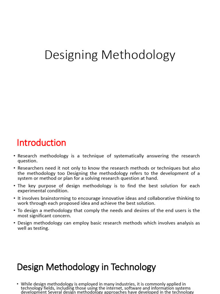 Designing Methodology | PDF | Phases Of Clinical Research | Cohort Study