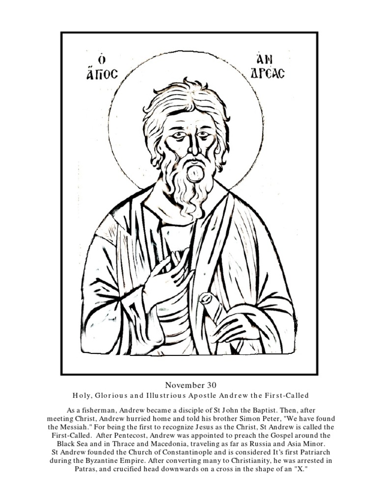 St. Andrew: First-Called Apostle | PDF | Travel