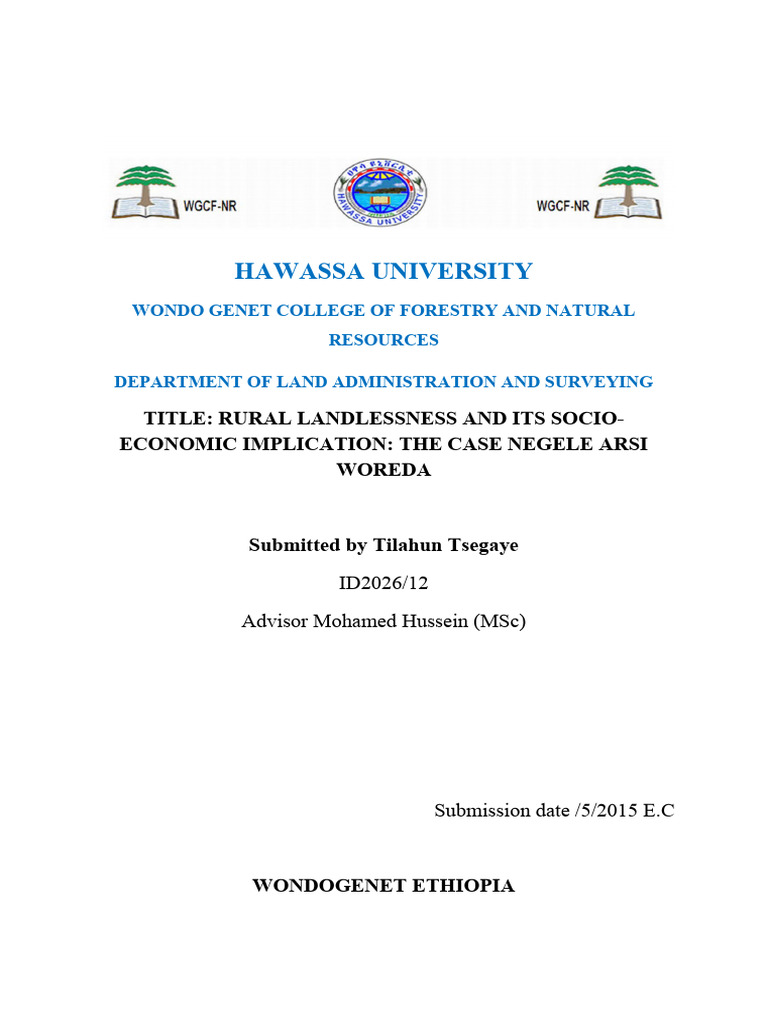 Hawassa University | PDF | Economies