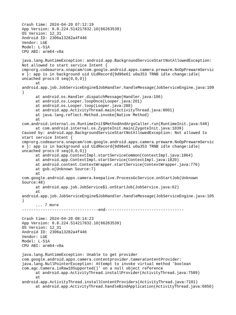 Crash 20240420 Pdf Java Programming Language Android Operating System 