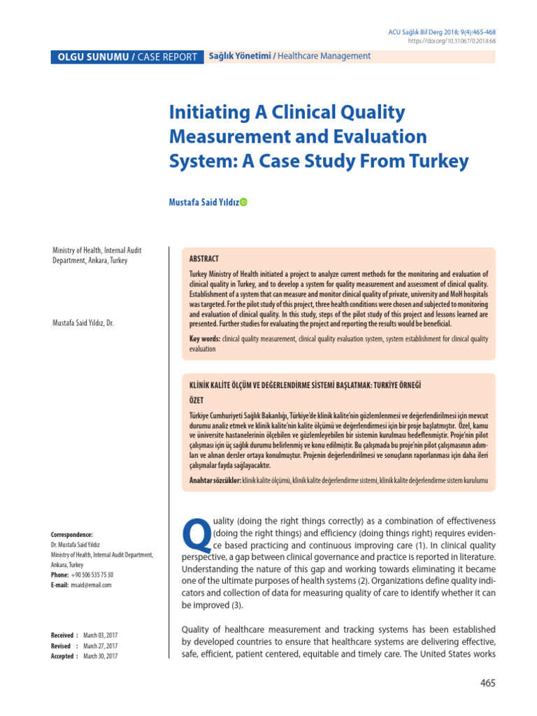 2 Initiating A Clinical | PDF | Health Care | Hospital