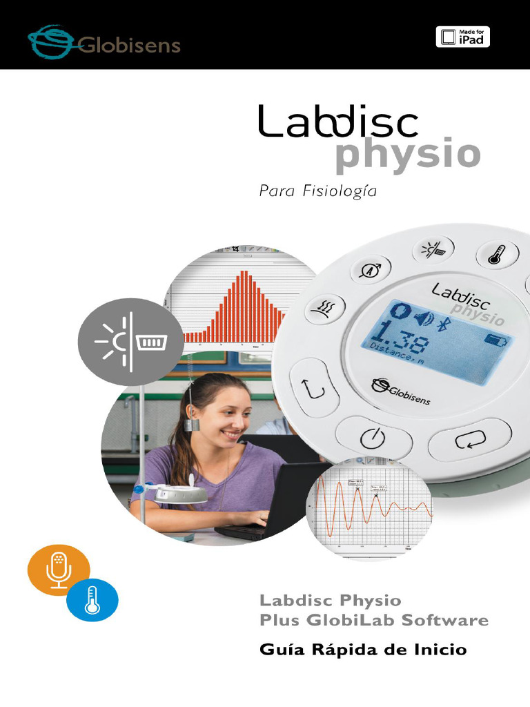 LabDisc PHYSIO Quick Start Guide Es | PDF | Yo pad | Software de la aplicacion