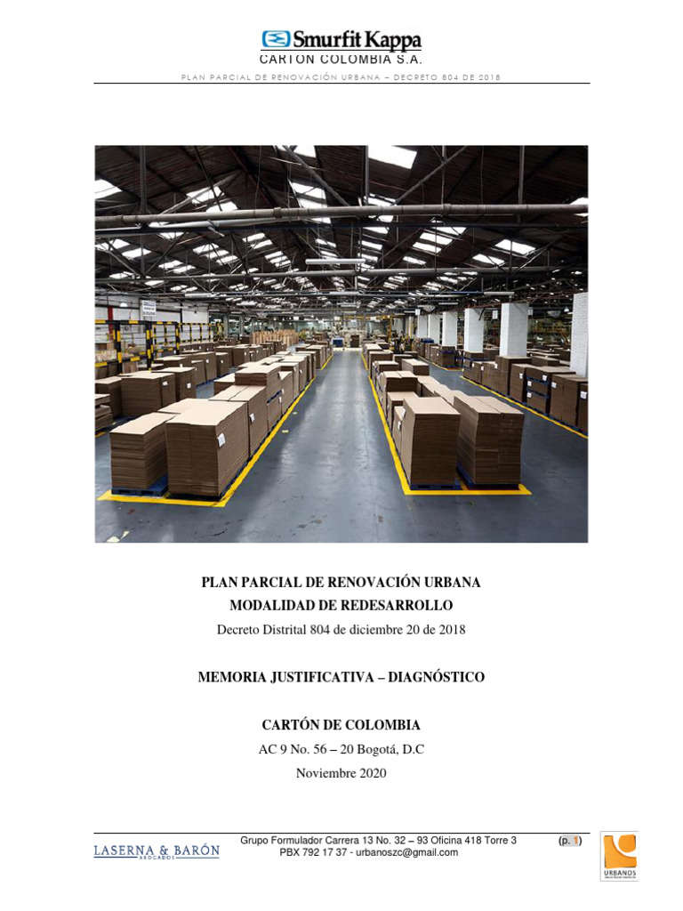Plan Parcial Carton Colombia | PDF | Planificación | Bogotá