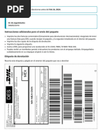 Carta Poder para Recoger Envíos DHL | PDF