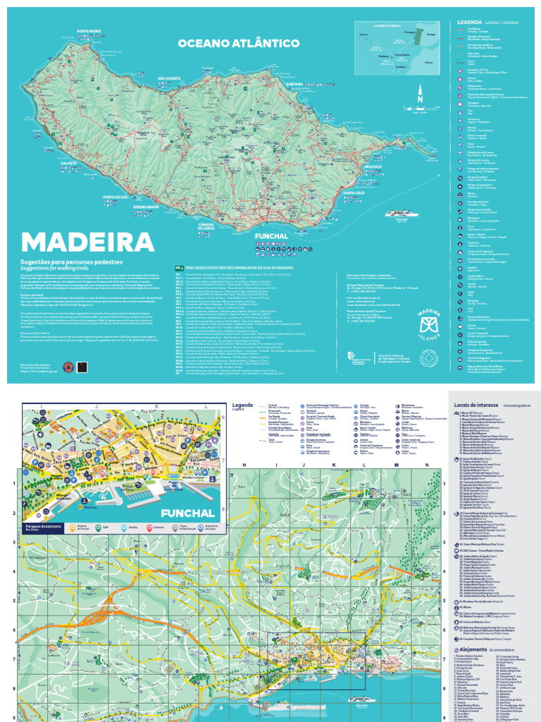 Mapa-Map-Carte-Karte-Madeira-Funchal-web | PDF