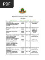 50 Anos Programa Das Actividades Gerais | PDF | Angola | Ministério (departamento governamental)