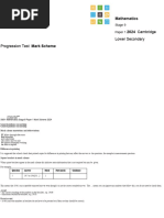 Stage 9 Progression Test Science 2025 Paper 2 | PDF | Chemical Bond ...