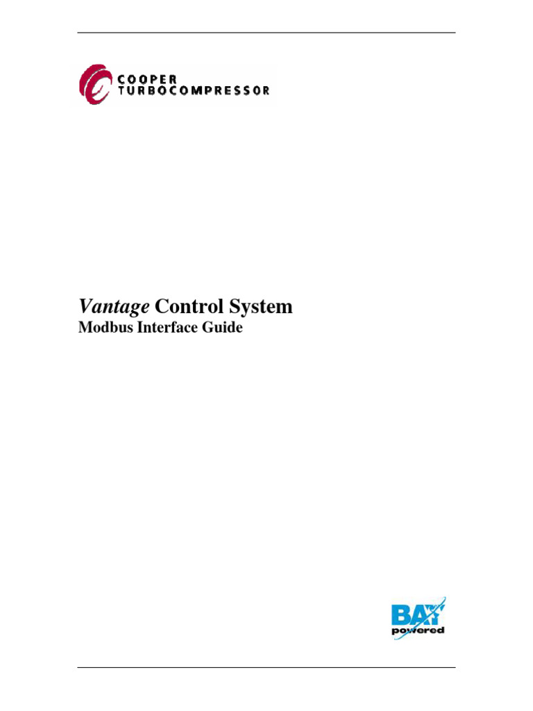 Vantage Modbus Guide | PDF | Error Detection And Correction | Data Transmission