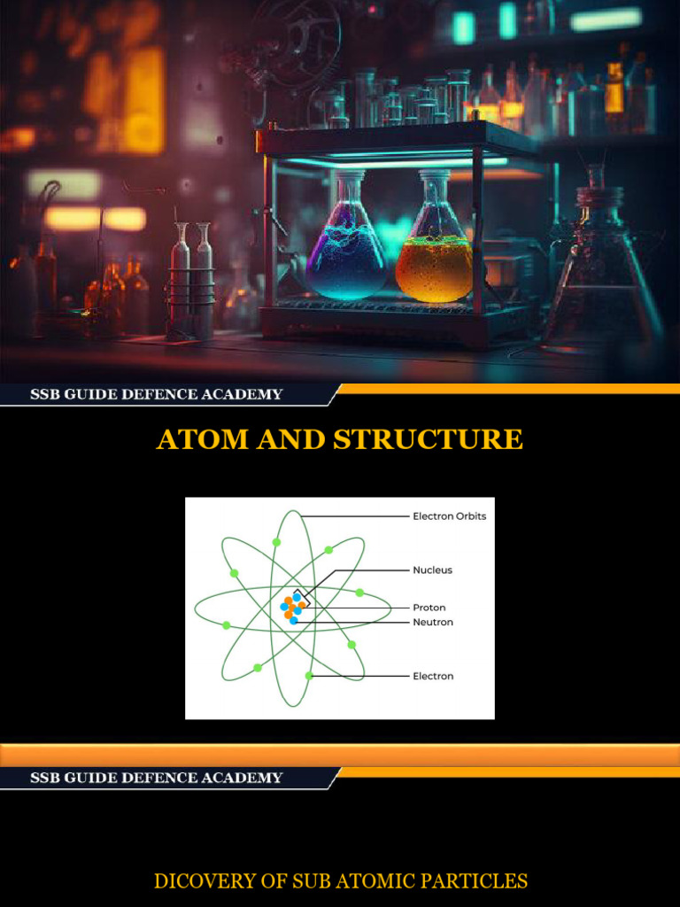 Atomic Structure Complete | PDF | Atoms | Proton