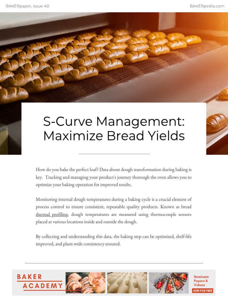 S CurveManagementBAKRpaper | PDF | Baking | Breads