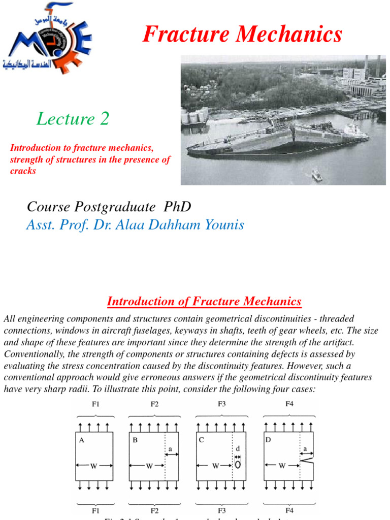 Lecture 2 Update | PDF | Fracture Mechanics | Fracture