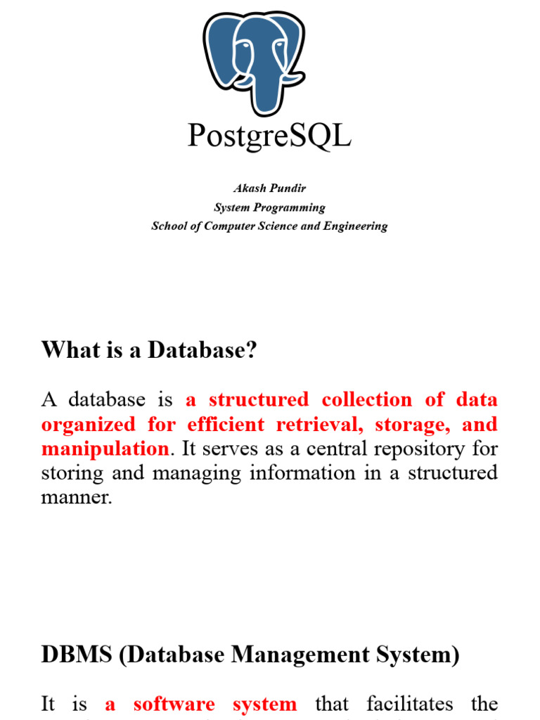 Postgre SQL | PDF | Relational Database | Databases