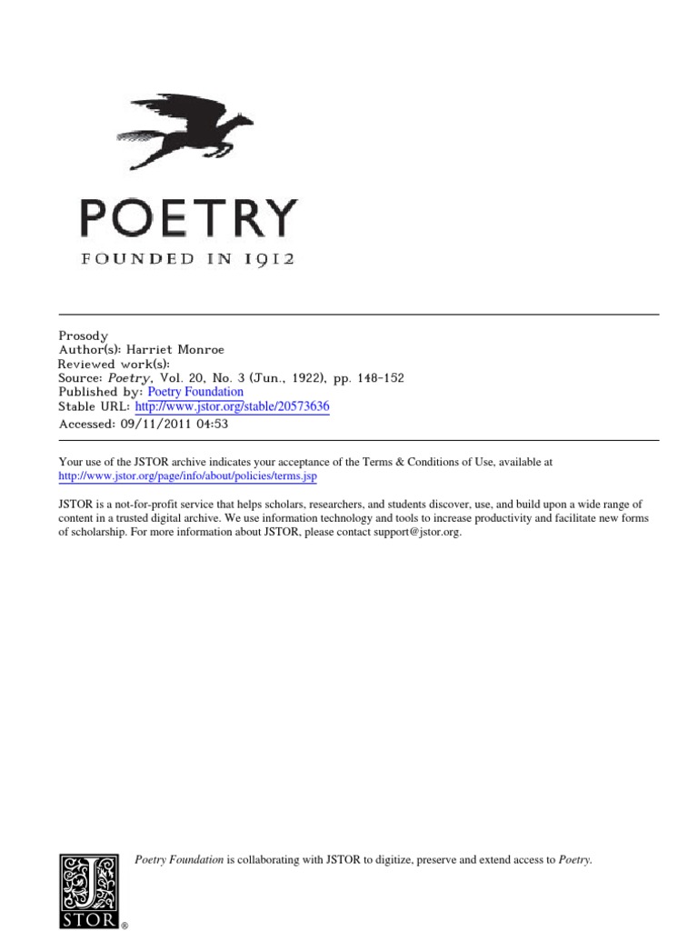 Prosody | PDF | Metre (Poetry) | Poetry
