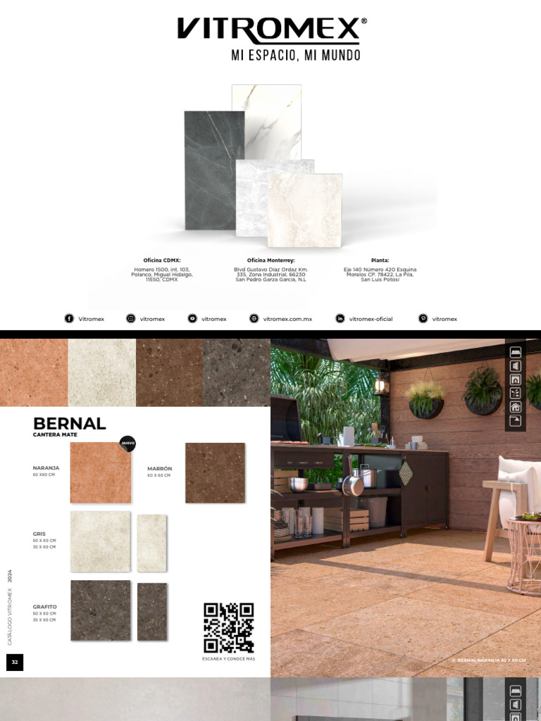 CATALOGO - VITROMEX - Cantera Cemento | PDF