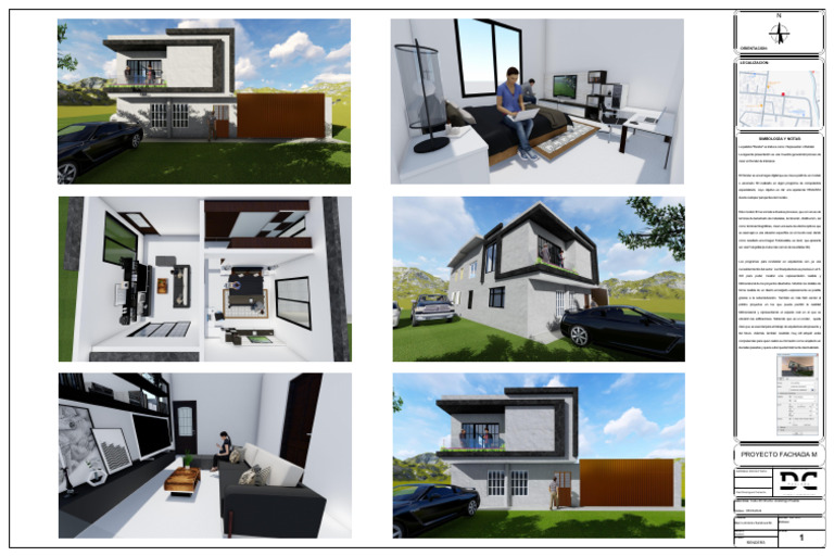 0.0 Plano Renders Propuesta 1 | PDF | modelado 3D