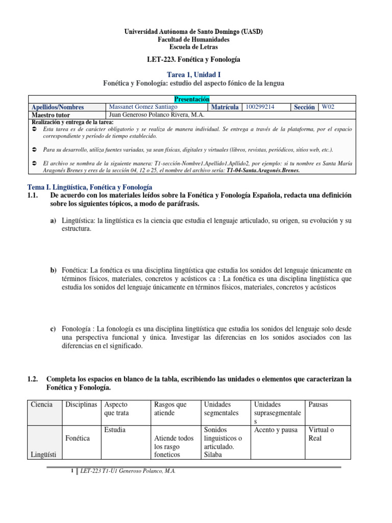 Fonética y Fonología: Estudio de Sonidos | PDF | Fonética | Fonología