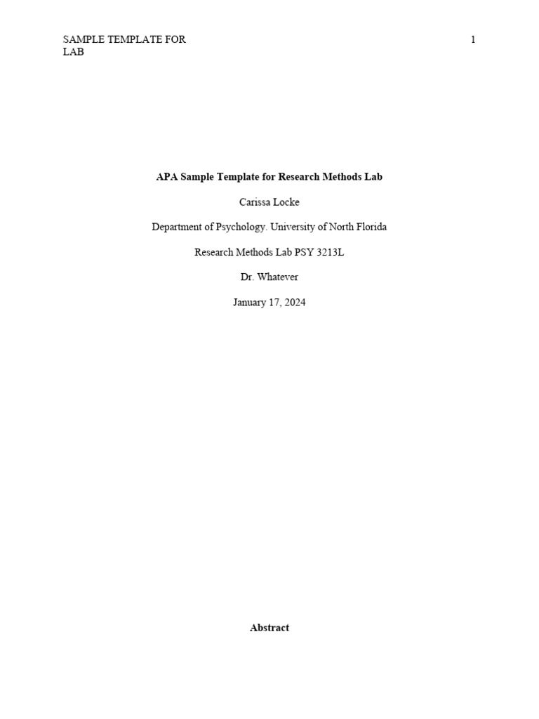 Locke - APA Template | PDF