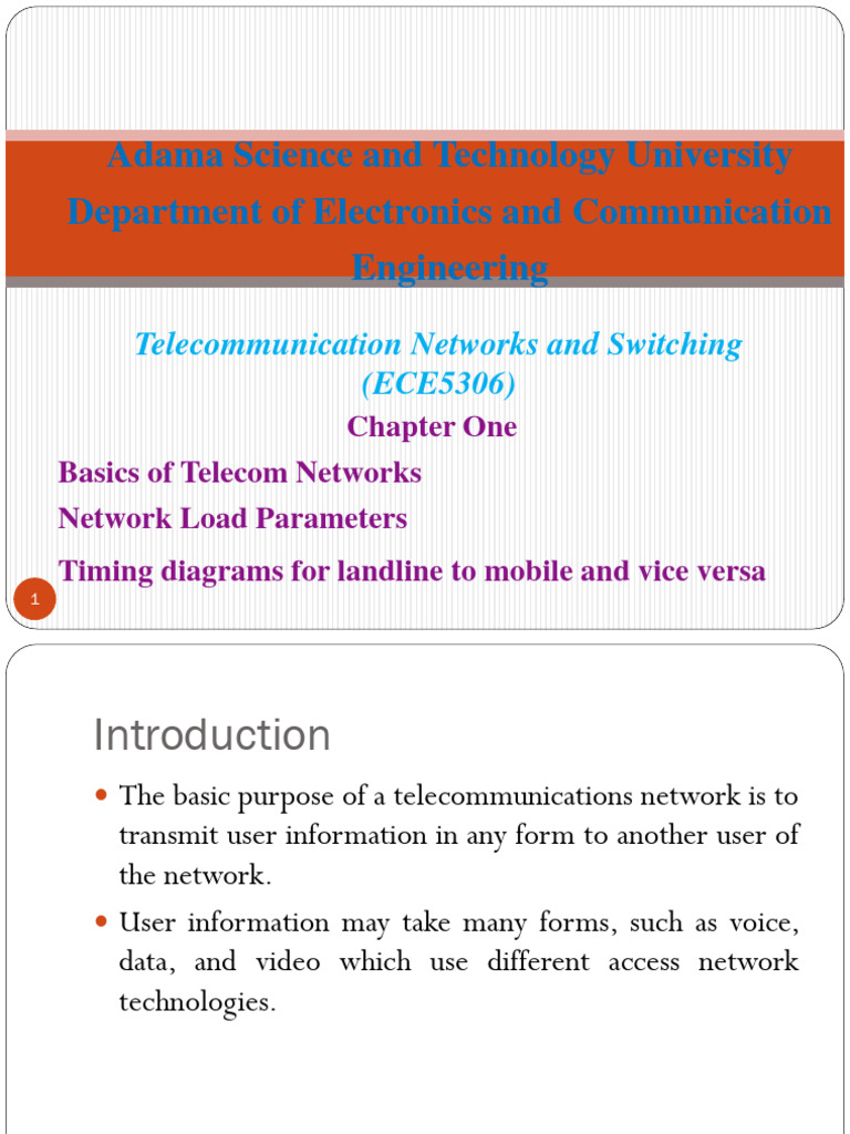 1 2 Basics Of Telecom Networks Pdf Computer Network Public