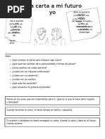 Carta de Mi Yo Del Presente A Mi Yo Del Futuro | PDF | Felicidad ...