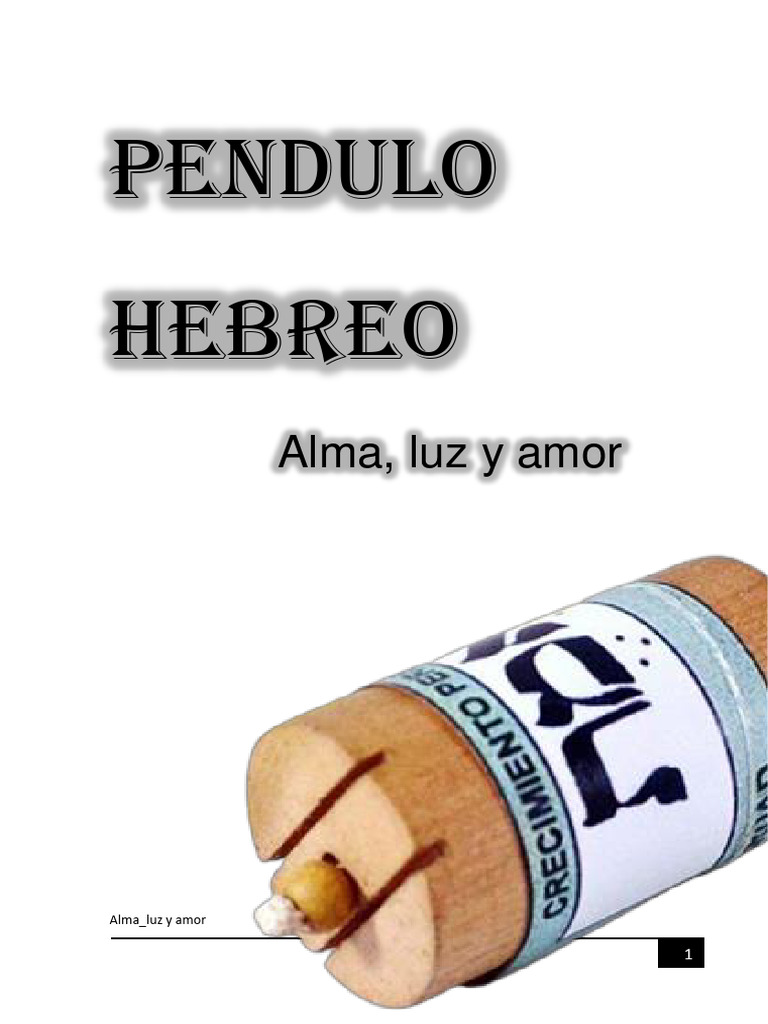 Introducción al Péndulo Hebreo | PDF | Intuición | Amor